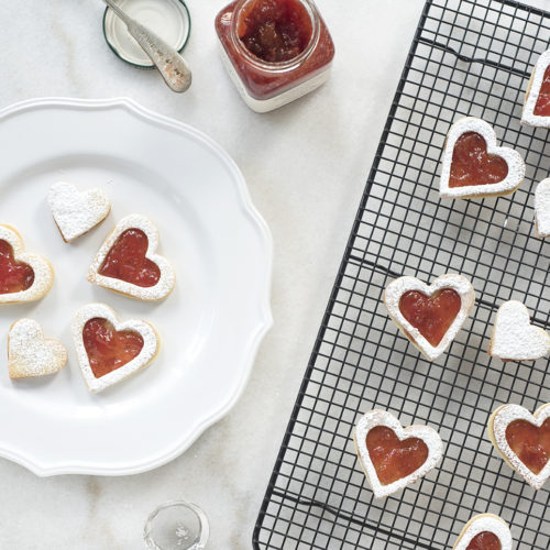 Sablée Cookies with Stonewall Kitchen’s Raspberry Peach Champagne Jam ...