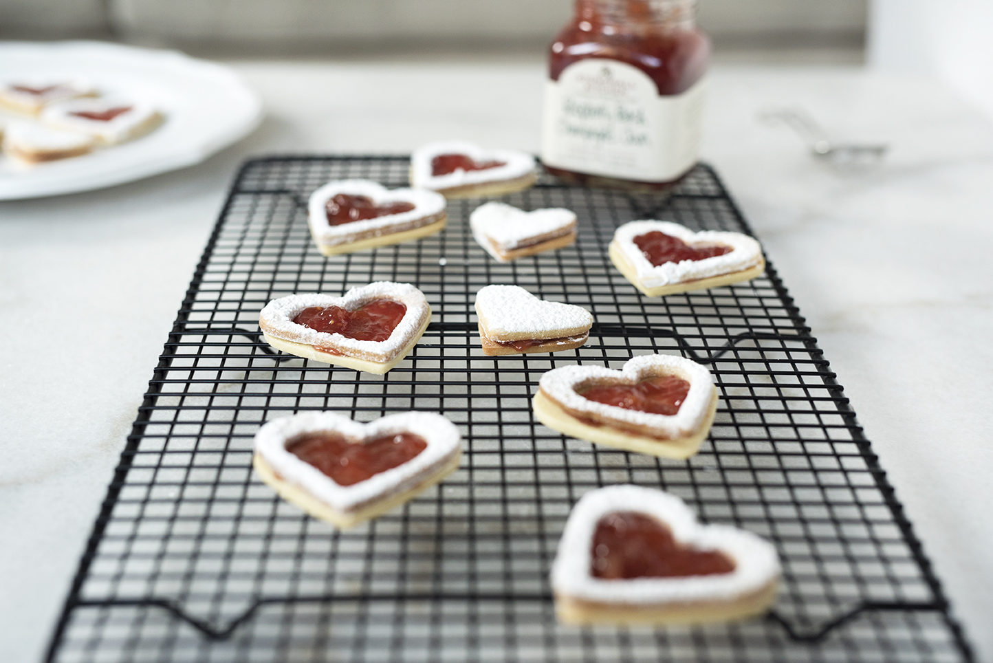 Sablée Cookies with Stonewall Kitchen’s Raspberry Peach Champagne Jam ...