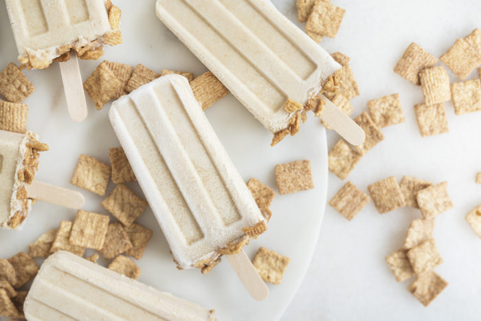 Cinnamon Toast Crunch Popsicles - Pretty in Pistachio