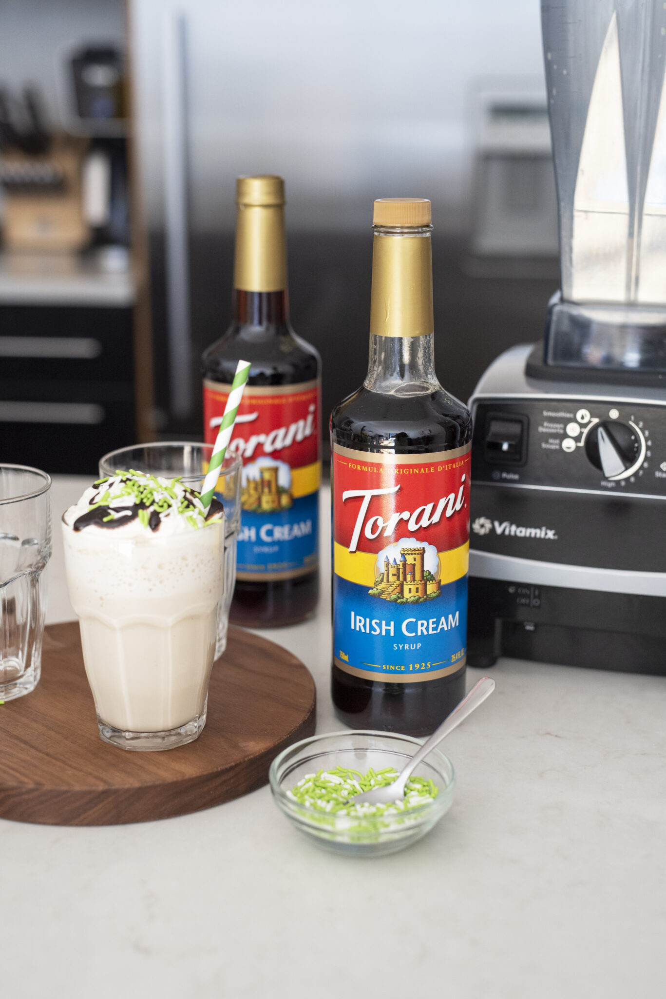 Irish Cream Frappé Recipe with Torani - Pretty in Pistachio